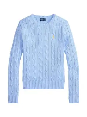 Ralph Lauren 100% Cotton Sweater - Light Blue