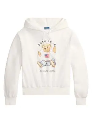 Ralph Lauren Polo Bear Hoodie - White