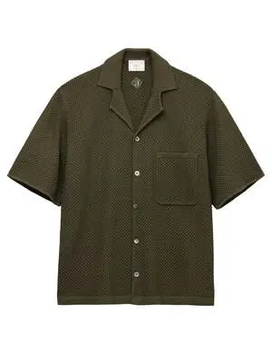 CHE' Mini Button-up Shirt For Ss26 - Green