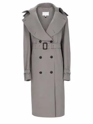 MAISON MARGIELA Long Cotton-blend Trench Coat
