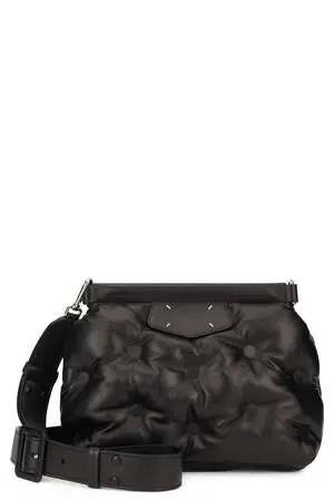 MAISON MARGIELA Glam Slam Quilted Leather Shoulder Bag - Black