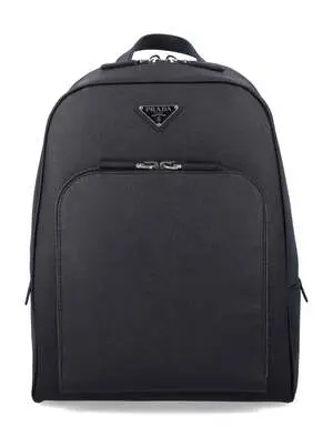 Prada Calf Leather Backpack - Nero