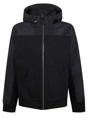 Givenchy Hooded Zip-up Jacket - Black