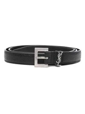 Saint Laurent Textured Belts For Men