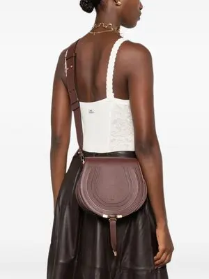 Chloé Marcie Leather Saddle Bag - Multicolor