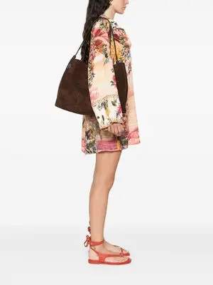Etro Large Leather Tote Bag - Multicolor