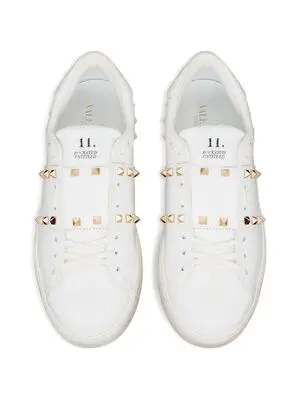 Valentino Garavani Rockstud Untitled Leather Sneakers - Multicolor