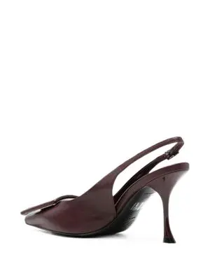 ROGER VIVIER Viv Ville Leather Slingback Pumps