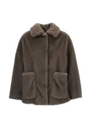 Herno Faux Fur Bomber Jacket - Multicolor