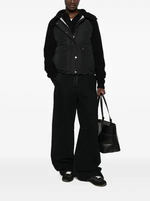 Brunello Cucinelli Taffeta And Wool Knit Down Jacket