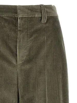 Brunello Cucinelli Velvet Wide-leg Trousers