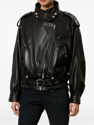 Isabel Marant Étoile Farza Leather Jacket - Multicolor