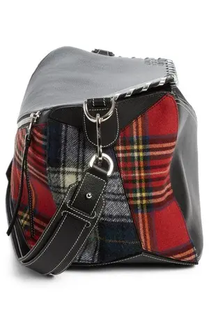 Loewe Medium Multi Tartan Puzzle Bag