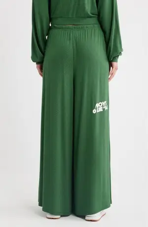 BOYS LIE Match Point 94 Crepe Wide Leg Pants