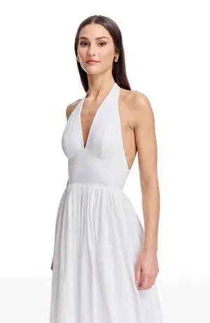 Dress The Population Nessie Cutwork Detail Halter Gown