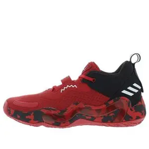 Adidas D.o.n. Issue #3 'team Power Red Camo' Sneakers - Red/black/white