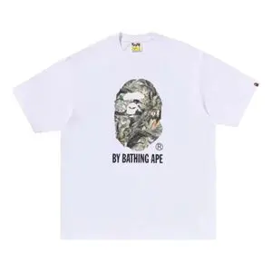 A BATHING APE Tree Edge Camo Relaxed Fit T-shirt - White