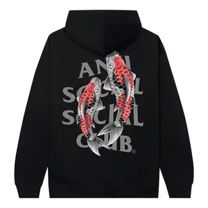 ANTI SOCIAL SOCIAL CLUB Koi Garden Hoodie - Black