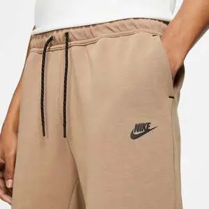Nike Tech Fleece Washed Shorts - Taupe Haze/black