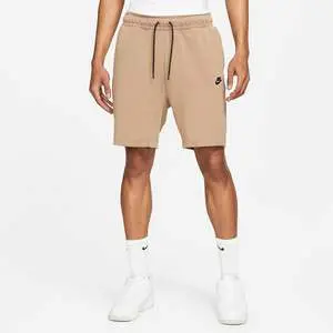 Nike Tech Fleece Washed Shorts - Taupe Haze/black