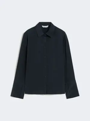 Max Mara Silk Crêpe De Chine Shirt - Ultramarine