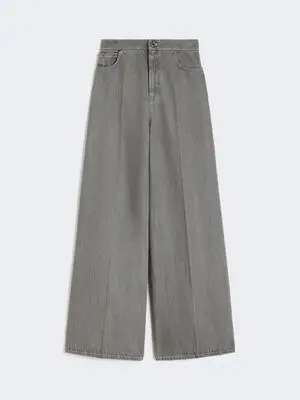Max Mara Denim Wide-leg Trousers