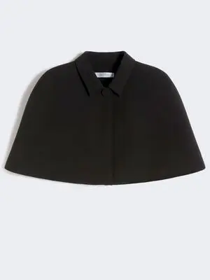 Max Mara Cropped Cady Cape