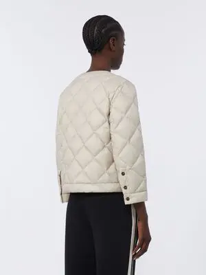 Max Mara Short Water-repellent Canvas Padded Jacket
