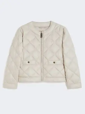 Max Mara Short Water-repellent Canvas Padded Jacket