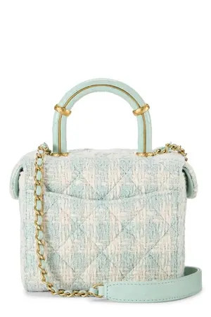 Chanel Quilted Tweed Crush Vanity Case