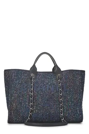 Chanel Sequin Deauville Nm - Navy