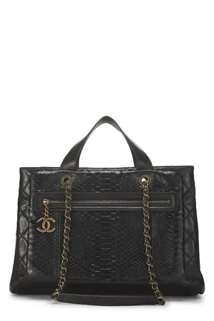 Chanel Calfskin Urban Mix Tote - Black