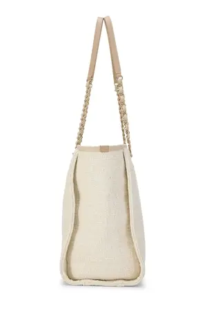 Chanel Deauville Raffia Tote