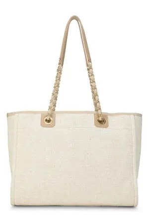 Chanel Deauville Raffia Tote