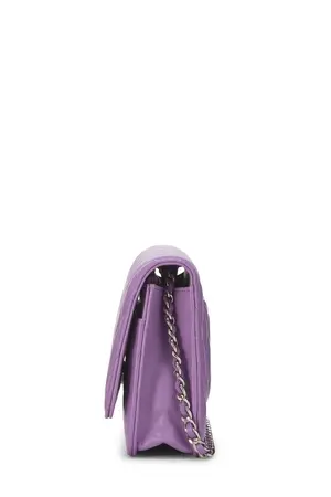 Chanel Lambskin Classic Quilted Wallet On Chain
