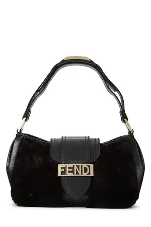 Fendi Logo Shoulder Bags