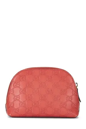 Gucci Ssima Cosmetic Pouch - Red