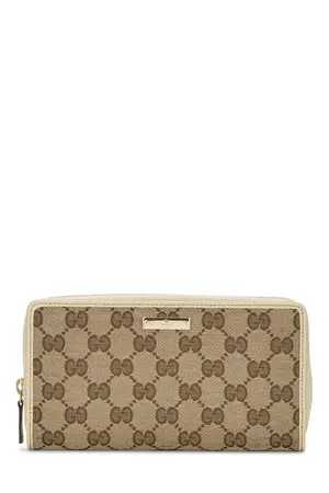 Gucci Original Gg Canvas Zip Around Wallet