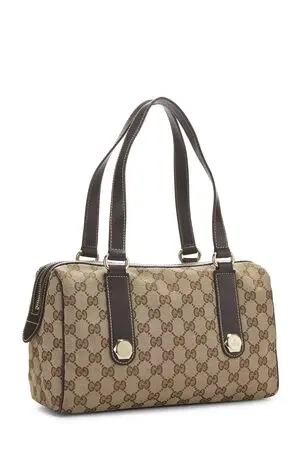 Gucci Original Gg Canvas Charmy Boston Handbag