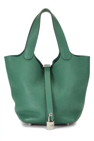 Hermès Clemence Picotin Lock 18 - Green