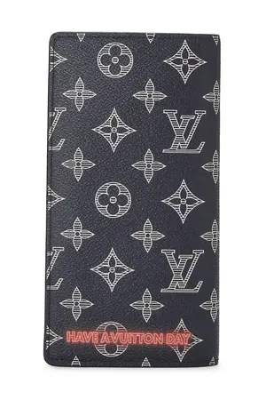LOUIS VUITTON Monogram Upside Down Brazza Continental Wallet