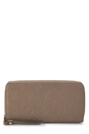 LOUIS VUITTON Havane Monogram Empreinte Zippy Wallet
