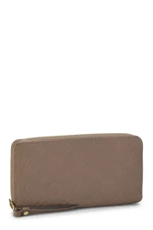 LOUIS VUITTON Havane Monogram Empreinte Zippy Wallet