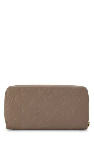 LOUIS VUITTON Havane Monogram Empreinte Zippy Wallet