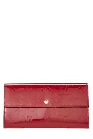 LOUIS VUITTON Monogram Vernis Sarah - Red