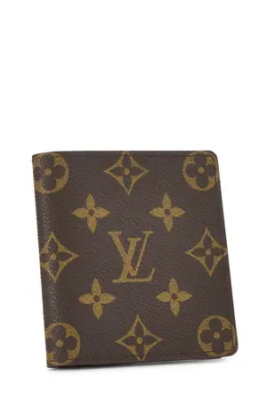 LOUIS VUITTON Monogram Canvas Porte Billets Cartes Bleue