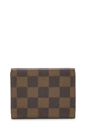 LOUIS VUITTON Damier Ebene Canvas Ludlow Card Holder