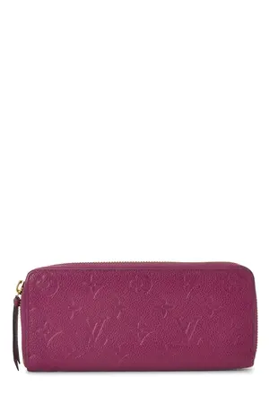 LOUIS VUITTON Aurore Empreinte Clemence Wallet