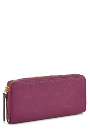 LOUIS VUITTON Aurore Empreinte Clemence Wallet