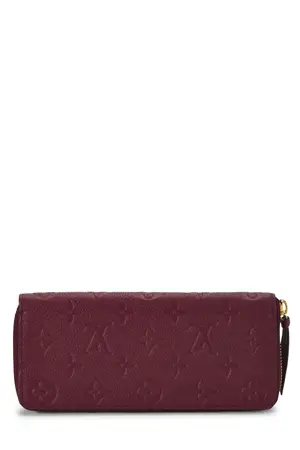 LOUIS VUITTON Aurore Empreinte Clemence Wallet - Purple